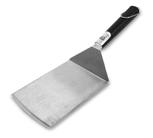 Pit Boss Grills Soft Touch Big Head Spatula, Black/Silver large