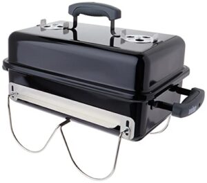 weber go-anywhere charcoal grill, black