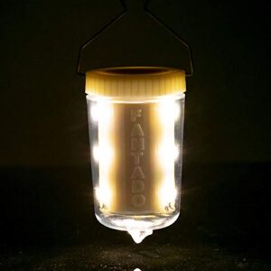 fantado paperlanternstore.com 12-led omni360 remote control omni-directional lantern light, portable, warm white (battery powered) remote not included