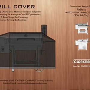 Cloakman Premium Heavy-Duty Grill Cover for Pit Boss Rancher XL/Austin XL/1000S/1100 Pro Wood Pellet Grill