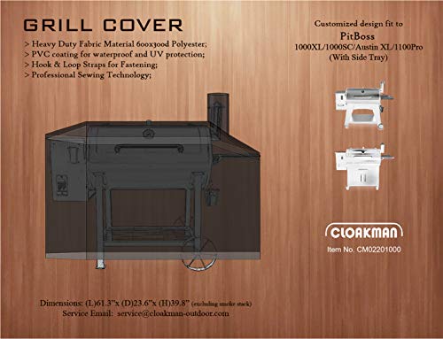 Cloakman Premium Heavy-Duty Grill Cover for Pit Boss Rancher XL/Austin XL/1000S/1100 Pro Wood Pellet Grill