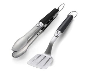 weber original portable 2-piece stainless steel tool set