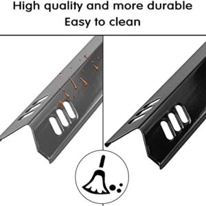 Hisencn 16 1/4 In Grill Grates Burner Tube and Heat Plate for DGF510SBP, BY15-101-001-02, GBC1461W, GBC1462W-C, GBC1555W-C, GBC1562W-C, BH13-101-099-01, BH15-101-099-02, GBC1362W, GBC1562W, BH14-101-0