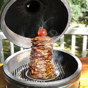 PIQUEBAR Vertical Skewer Brazilian Barbecue Al Pastor Skewer Stand for Roasting Meat Steak Whole Chicken Sausage