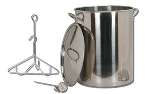 king kooker 30-quart stainless steel turkey pot package