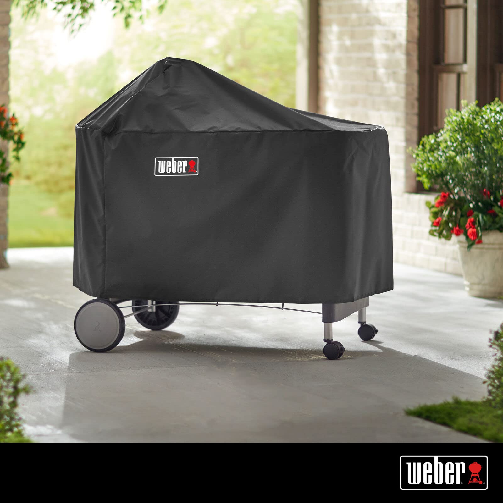 Weber Grill Cover for Performer Premium and Deluxe, 22 Inch, Black