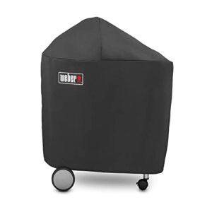 weber grill cover for performers, black, 22 inch