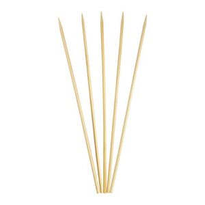 kingseal natural bamboo wood kebab skewers, sticks, 10 inch length x 3.8mm diameter - 1 box of 1000 skewers