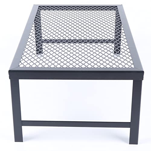 Folding Campfire Grill with Legs, Portable Camp Grill Grate, over Fire Camping Grill, for Outside Picnic BBQ