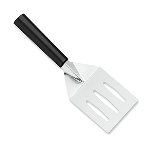 Rada Cutlery Metal Grill Spatula –Stainless Steel Face and Steel Resin Handle Made in USA, 10-1/8 Inches