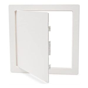 linhdor pla 150 high impact abs plastic access panel for drywall removable hinge plumbing access door (6x9)