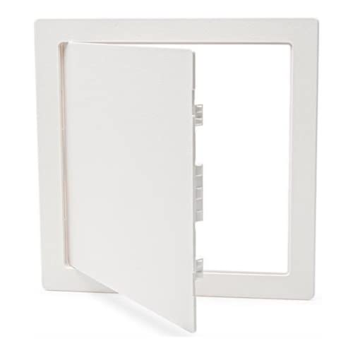 LINHDOR PLA 150 High Impact ABS Plastic Access Panel for Drywall Removable Hinge Plumbing Access Door (6x9)