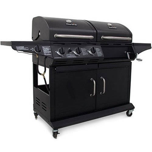 Char-Broil Deluxe 1010 3-Burner Liquid Propane and Charcoal Combo Grill