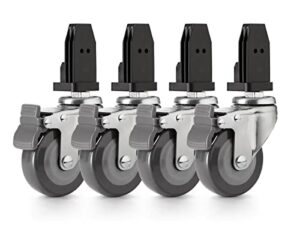 napoleon heavy duty swivel castors upgrade kit for prestige pro 500 (s82004)