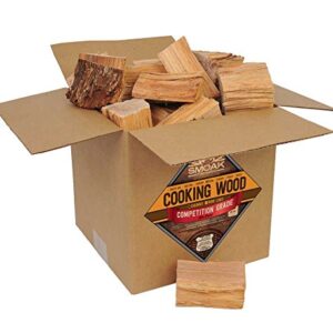 Smoak Firewood’s Cooking Wood Chunks (Competition Grade) USDA Certified for Smoking, Grilling or Barbequing (Pecan 25-30lbs 1728 Cubic in.)