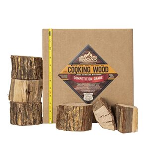 Smoak Firewood’s Cooking Wood Chunks (Competition Grade) USDA Certified for Smoking, Grilling or Barbequing (Pecan 25-30lbs 1728 Cubic in.)