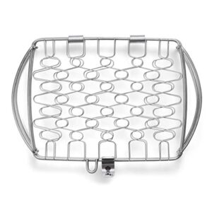 weber 6470 original stainless steel fish basket, small (11.1 x 7.2 x 2)