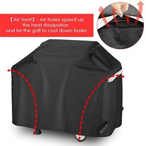 Uniflasy 60 Inch Grill Cover for Nexgrill 720-0830H 720-0888S 720-0888N 3, 4, 5 Burners Gas Grills Heavy Duty Waterproof BBQ Cover for Weber Charbroil Nexgrill Brinkmann Char Broil, Jenn Air and More