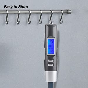 Meat Thermometer Fork, LCD Disply Digital Cooking Thermometer Fork Instant Read BBQ Fork Suitable for Kitchen, Grilling, Barbecue, Turkey