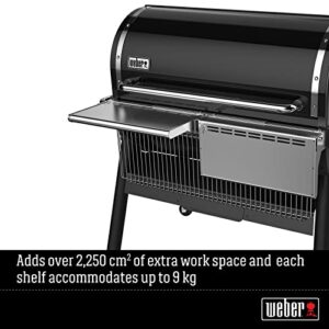 Weber SmokeFire EX6 Folding Front Shelf, Silver