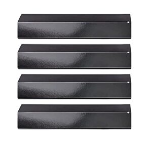 safbbcue grill heat plate porcelain steel heat shield for brinkmann 810-3660-s 810-2512-s 810-2511-s (4 pack)