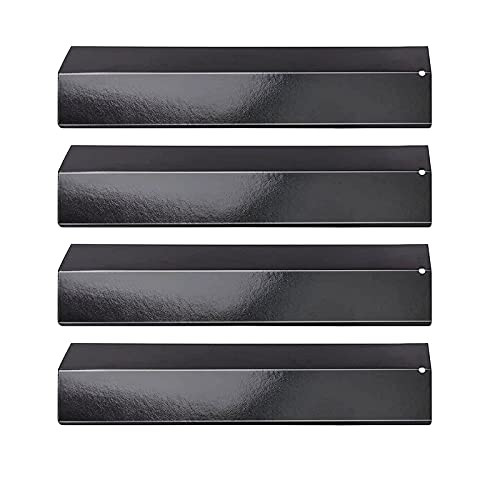 SafBbcue Grill Heat Plate Porcelain Steel Heat Shield for Brinkmann 810-3660-S 810-2512-S 810-2511-S (4 Pack)