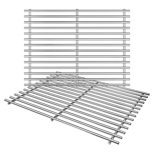 Hisencn 17" Stainless Steel Cooking Grid Grates for Charbroil 463250509, 463250510, Thermos 461262409, Grill Master 720-0737, 720-0670E, Vermont Castings Great Outdoors Gas Grills