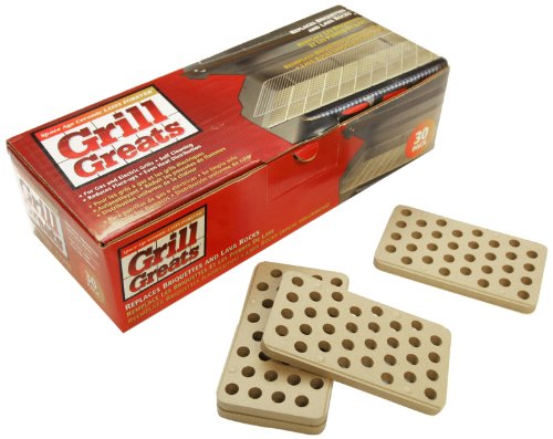 Grill Greats A-4806-30 30-Pack Briquettes for Grilling, 210 Square Inch