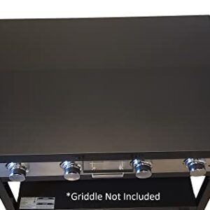 Backyard Life Gear Hinged Lid for 4-Burner Member's Mark Griddle from Sam's Club - Black NOT Included, Fits 36 inch 4-Burner Member's Mark Griddle (36HC-BL)