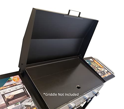 Backyard Life Gear Hinged Lid for 4-Burner Member's Mark Griddle from Sam's Club - Black NOT Included, Fits 36 inch 4-Burner Member's Mark Griddle (36HC-BL)