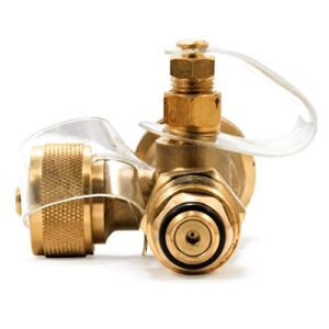 Camco 59113 Propane Brass Tee with 4 Port