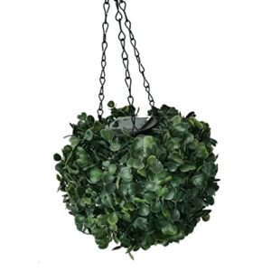 Leefasy Outdoor Grass Ball LED Hanging Patio Lantern for Patio Tree Decor