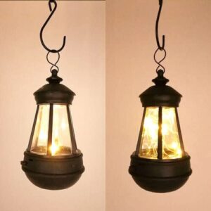 Solar LED Powered Lantern Light Hanging Garden Waterproof Outdoor Lamp Decor (Bead Light)