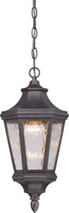 minka lavery outdoor ceiling lighting 71824-143-l hanford pointe led pendant, oil rubbed bronze