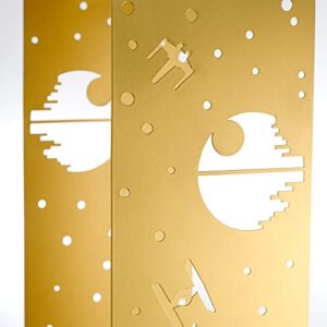 Seven20 SW10718 Star Wars Rebel Outdoor Latern, Large, Gold