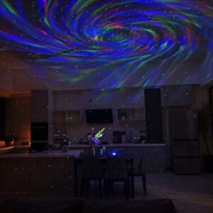 Galaxy Projector Star Lights Projector, NEWITEE Star Ceiling Night Light Projector with Bluetooth Speaker and Remote Control Barred Spiral Galaxy Projector for Bedroom Home Room