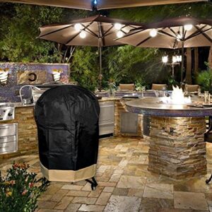 Onlyfire Kamado Grill Cover Fits for Large Big Green Egg,Kamado Joe Classic and Stand-Alone,Large Grill Dome,Louisiana K22,Coyote The Asado Cooker and Other,29.5" Dia X 34" H