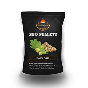 lumber jack 20-pound bag, 100% oak wood bbq grilling pellets