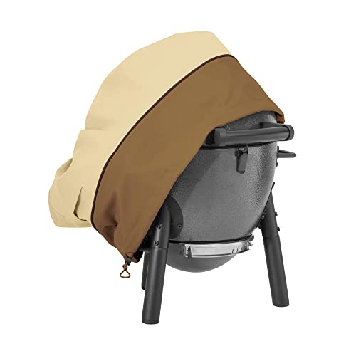 Classic Accessories Veranda Water-Resistant 21 Inch Kamado Mini Ceramic BBQ Grill Cover