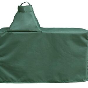 Mini Lustrous Cover for Large Big Green Egg, Large Ceramic Egg Type Kamado Table Cover with Heavy Duty and Waterproof Fabric, Large（60”Lx27”Wx31”H）