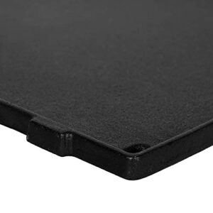 GGC Cast Iron Griddle for Weber 6558 Q100 Q120 Q1000 Q1200; Q100 Q1000 Series Grills (12.6" x 8.6"x 0.5")