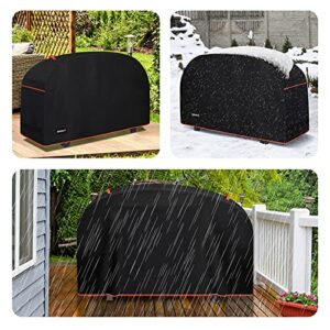 SUNVALUE Heavy Duty Waterproof Grill Cover, 72 inches BBQ Grill Cover for Outdoor Grill, UV/Fade/Wind/Moisture/Rip Resistant, Gas Grill Cover for Weber, Char-Broil, Nexgrill, Dyna-Glo Grills, etc.