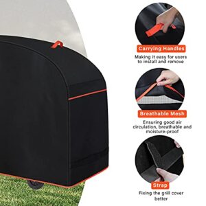 SUNVALUE Heavy Duty Waterproof Grill Cover, 72 inches BBQ Grill Cover for Outdoor Grill, UV/Fade/Wind/Moisture/Rip Resistant, Gas Grill Cover for Weber, Char-Broil, Nexgrill, Dyna-Glo Grills, etc.