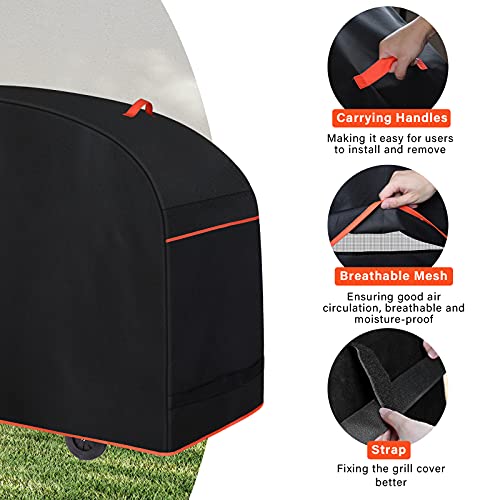 SUNVALUE Heavy Duty Waterproof Grill Cover, 72 inches BBQ Grill Cover for Outdoor Grill, UV/Fade/Wind/Moisture/Rip Resistant, Gas Grill Cover for Weber, Char-Broil, Nexgrill, Dyna-Glo Grills, etc.