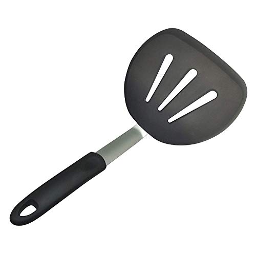 Silicone Turner Spatula,The Perfect Pancake Flipper, Egg Turner, and Omelet Spatula,Heat Resistant Rubber Spatula Wide to Easily Handle Large Food