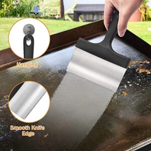 Griddle Cleaning Kit for Blackstone, Flat Top Grill Cleaning Kit with Grill Stone, Griddle Scraper & Griddle Brush Easy to Remove Stain