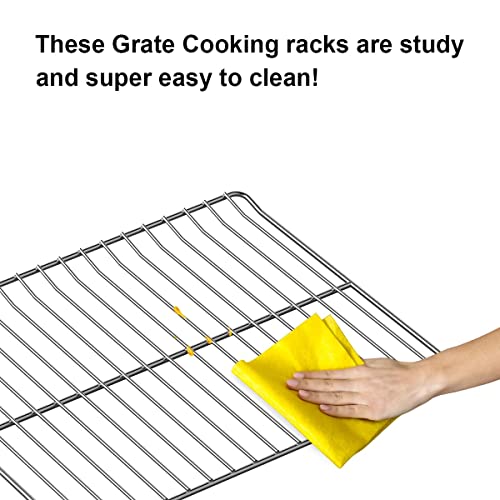 Cooking Grate Replacement for Masterbuilt Electric Smoker Racks 30 Inch, 14.6" x 12.2" 3 Pack Stainless Steel Grids Masterbuilt Smoker grates Replacement