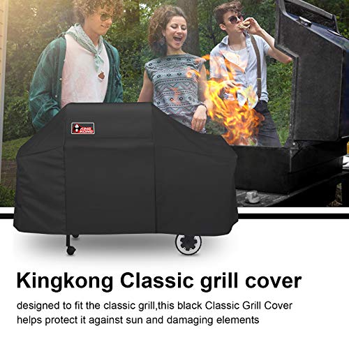 Kingkong 7552 Cover for Weber Genesis Silver/Gold / 2000-5500 Gas Grills, Black