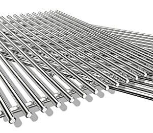 QuliMetal 304 Stainless Steel 7639 Cooking Grates for Weber Spirit 300 and Spirit II 300 Series, Spirit 700, Genesis Silver B & C, Genesis Gold B & C, Genesis Platinum B & C, Genesis 1000-3500