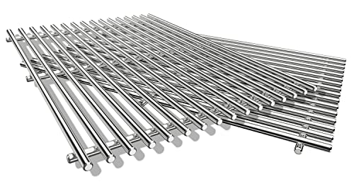 QuliMetal 304 Stainless Steel 7639 Cooking Grates for Weber Spirit 300 and Spirit II 300 Series, Spirit 700, Genesis Silver B & C, Genesis Gold B & C, Genesis Platinum B & C, Genesis 1000-3500